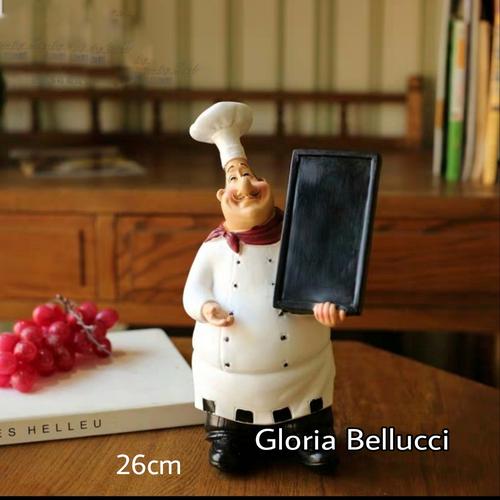 Jual patung pajangan koki chef papan menu hiasan dekorasi dapur ...