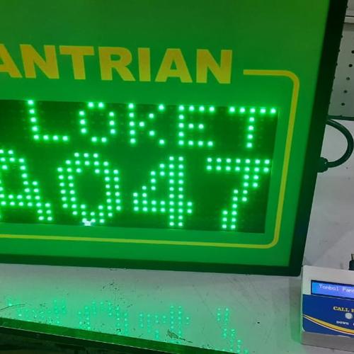 Jual Mesin panggil karcis antrian alat antri display antrian wireless ...