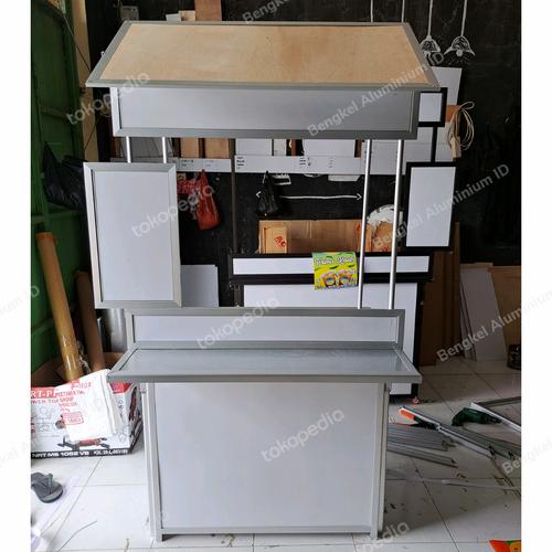 Jual Booth Portable + Atap + Papan Menu + Meja Depan - medium (100x80 ...