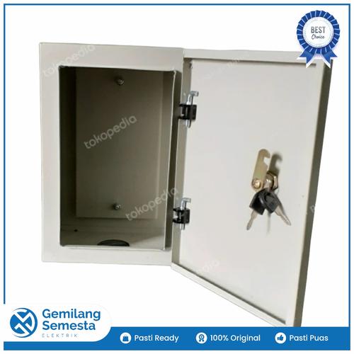 Jual Box panel indoor 20x30x15 plat besi engsel hitam 200x300x15mm ...