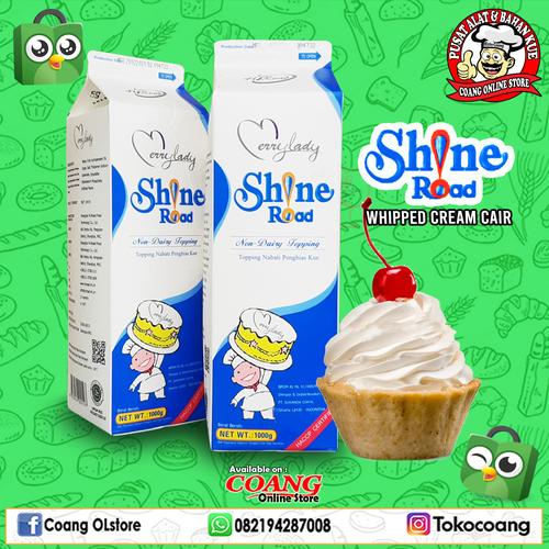 Jual SHINEROAD NON DAIRY TOPPING 1 KG (1 LITER) - WHIP CREAM - SHINE ...