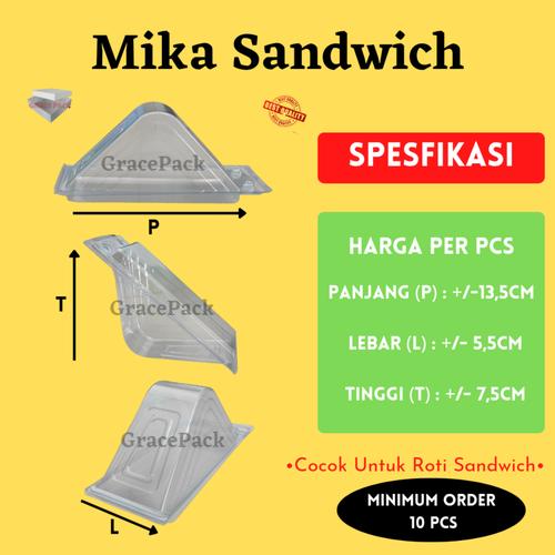 Jual mika sandwich segitiga/ mika roti tawar segitiga - Kota Surabaya ...