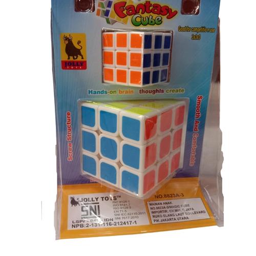 Jual Mainan Rubrik Anak Plastik 3+ isi 2 ukuran normal dan mini rubik ...