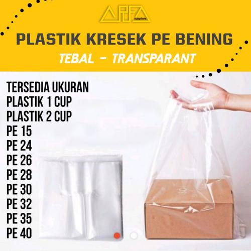 Jual Plastik PE Kresek Bening Transparan Tebal Semua Ukuran - Jakarta ...