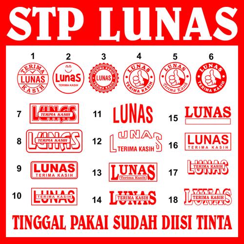 Jual Stempel LUNAS Otomatis FLASH - Diameter 2.8 cm - Jakarta Timur ...