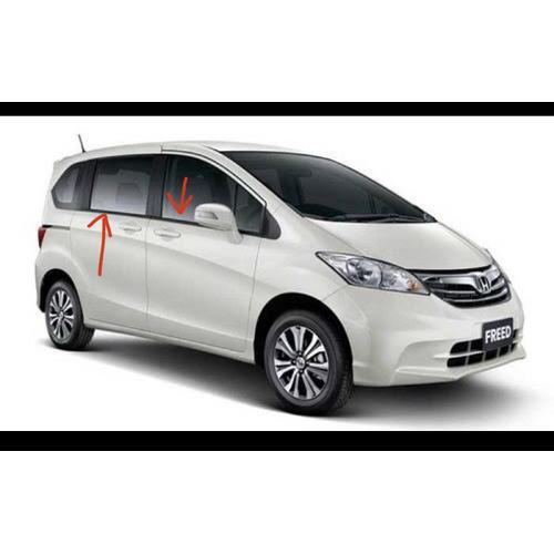 Jual Pelipit Kaca Luar Pintu Door Molding Honda Freed - Belakang Kiri ...