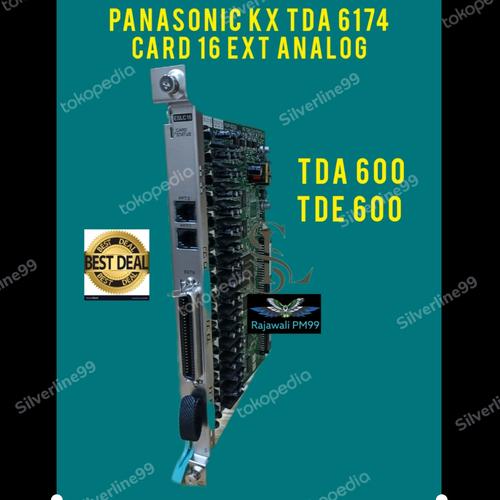 Jual Card TDA 6174 Panasonic SLC16 / 16-Port Single Line Ext TDA/TDE ...