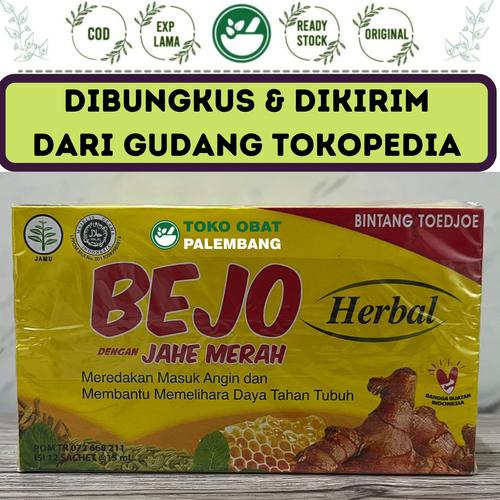 Jual BEJO JAHE MERAH 12 SACHET BINTANG TOEDJOE HERBAL ANGIN BINTANG ...