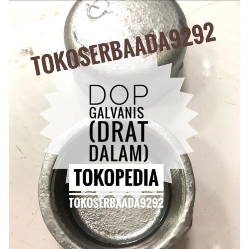 Jual Dop Galvanis 2" inch (Drat Dalam) ; Cap / Tutup Pipa 2" inch ...
