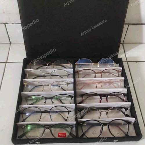 Jual tray kacamata isi 12 display frame kacamata Box Tempat Kacamata ...