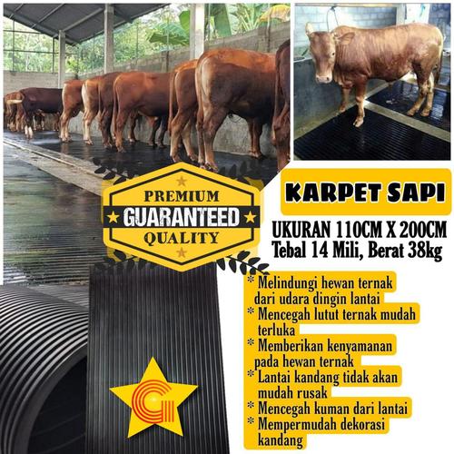 Jual Karpet Alas Kandang Ternak Sapi 110x200cm 14mm - Kota Tangerang ...