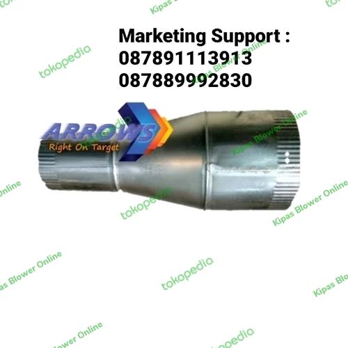 Jual Ducting reducer 4 ke 3 inch ducting vlok sok 3 ke 4 inch reduser 4 ...