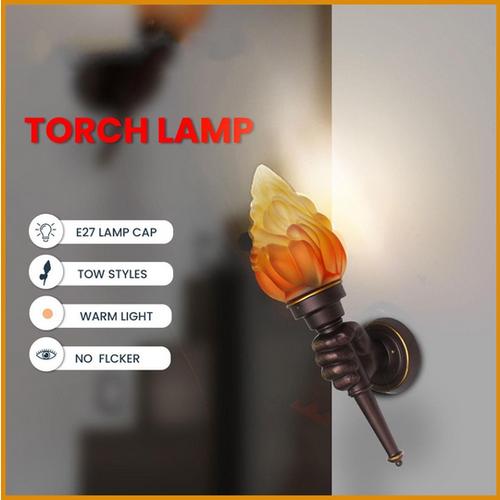 Jual Lampu Dinding Desain Obor Api Gaya Vintage Retro Industrial ...