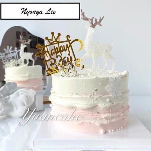 Jual CCA09 Cake Topper Rusa Hias Pajangan Natal Deer Xmas Christmas ...
