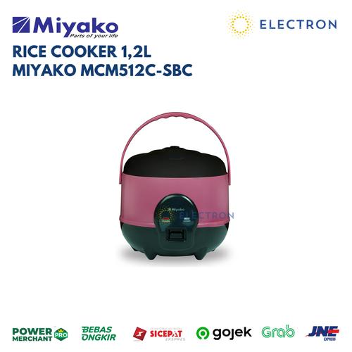 Jual Miyako MCM512 C SBC MCM 512 1.2L Rice Cooker 1.2 Liter Pink Rose ...
