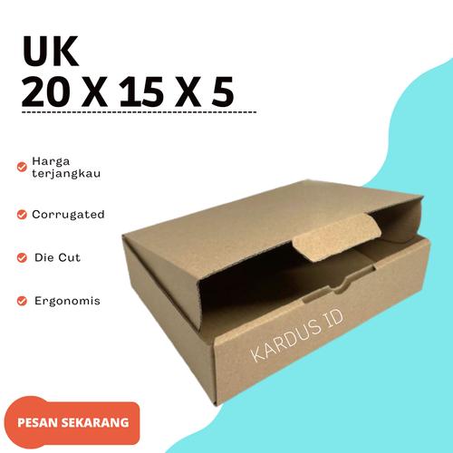 Jual Kardus Karton box 20x15x5 cm Kotak Packing Die Cut Corrugated ...