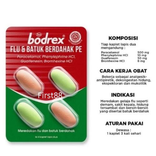Jual Bodrex Flu dan Batuk Berdahak 1 Strip (@4 Tablet - Jakarta Utara ...