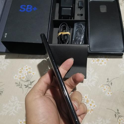 Jual Samsung S8 Plus Black Ram 4Gb Memori64Gb minus tompel lengkap ...
