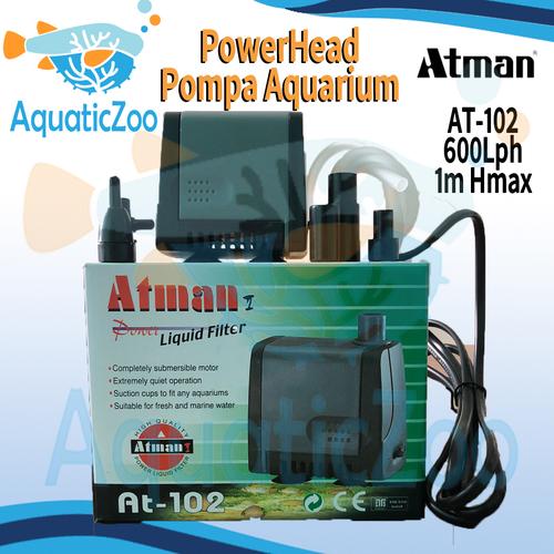 Jual Atman Power Head AT102 AT-102 AT 102 600 PowerHead Filter Pompa ...