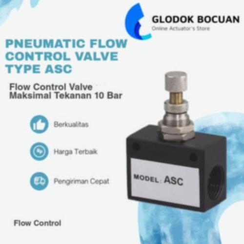 Jual FLOW CONTROL PNEUMATIC TYPE ASC IMPORT QUALITY - 1/8 Inch ...
