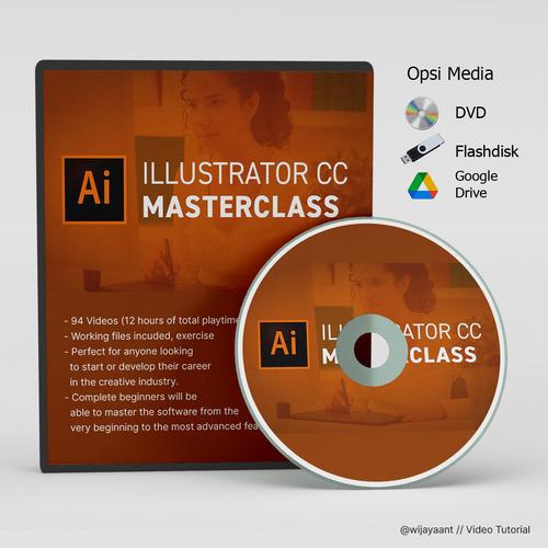 Jual Tutorial Adobe Illustrator CC Masterclass untuk Pemula - Merah - Kab. Klungkung - wijayaant ...