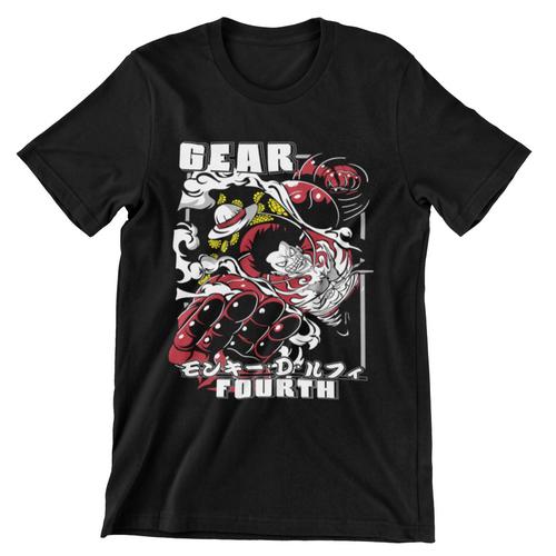 Jual BA059 Kaos Anime Luffy One Piece Gear Fourth Katun Combed 30s ...