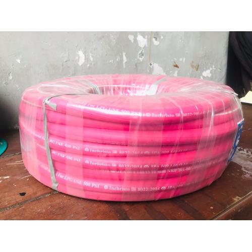 Jual Selang LPG Pink SNI / Selang gas Elpiji Meteran PREMIUM - Roll 100 ...