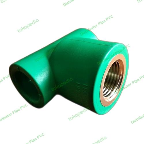 Promo Female Tee PPR 32 x 20mm Tee Drat Dalam 1 x 1/2 inch TDD Pipa PPR ...