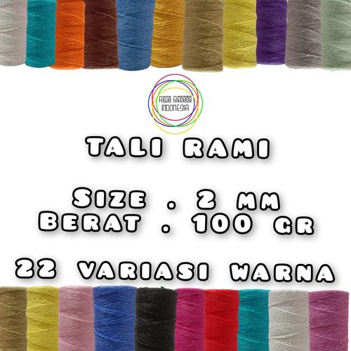 Jual Tali Rami Warna / Tali Goni 100 meter ,3 ply / 22 warna - PART 1 ...