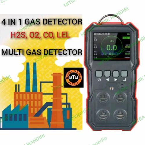Jual ALAT DETEKSI 4 IN 1 MULTI GAS DETECTOR H2S O2 CO LEL - Jakarta Selatan - MITRA TEKNIK ...