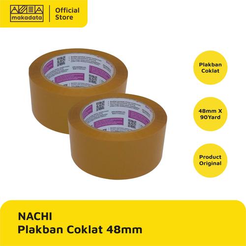 Jual OPP TAPE | PLAKBAN | LAKBAN NACHI COKLAT 2x100 yard - Kota Surabaya - Makadata Stationery ...