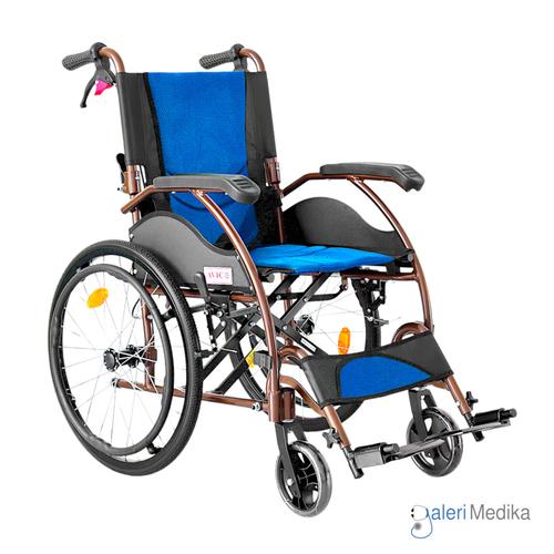 Jual Kursi Roda Avico Apollo - Kursi roda Aluminium - Coklat-Biru - Kab ...