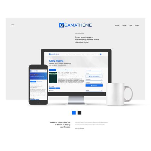 Jual Gama Theme/Template untuk OJS 3.2 dan 3.3 - Biru - Kab. Pasuruan ...