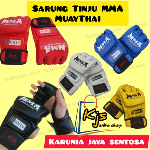 Jual sarung tangan tinju muaythai MMA boxing UFC leather gloves empuk ...