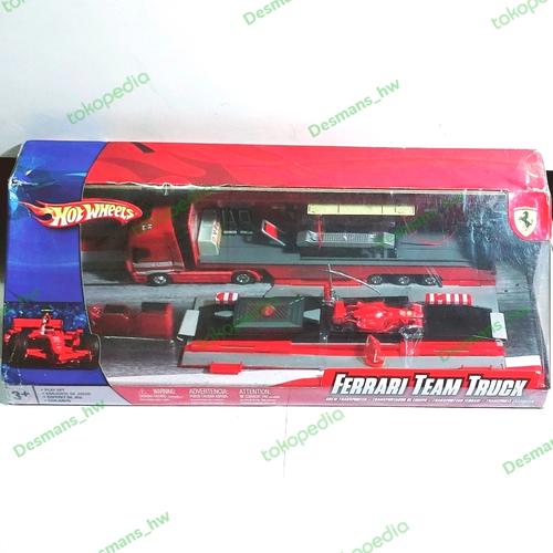 Jual Hotwheels Ferrari Team Transport Truck Ferrari F1 Segel New VHTF ...