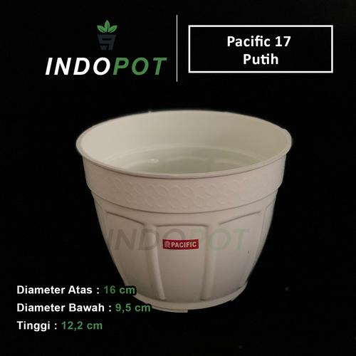 Jual Pot Tanaman Hias Cantik Pacific Ukuran 17 Bahan Plastik Warna ...
