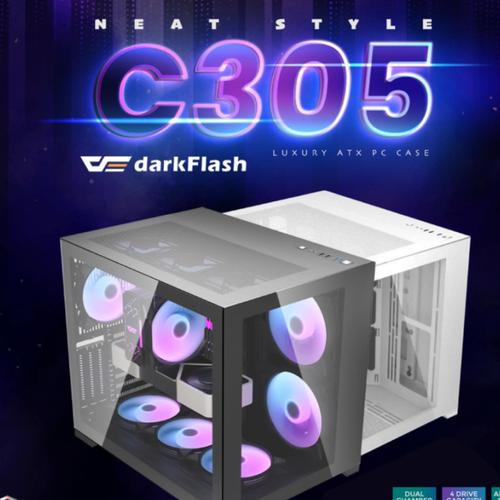 Jual DARKFLASH C305 - BLACK/WHITE - Hitam - Jakarta Barat - CHANDUT ...