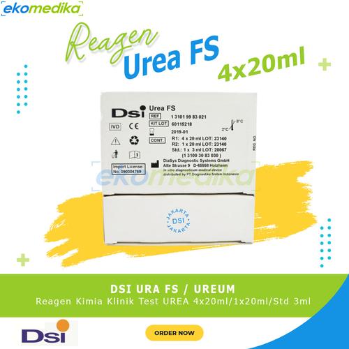 Jual Reagen Urea FS 4x20ml DSI / Diasys Urea FS 4X20ML/1x20ml/Std 3ml ...