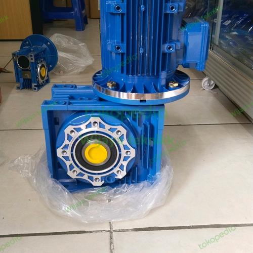 Jual Worm GEAR nmrv 090 + MOTOR 1 hp NMRV 090 + MOTOR 1HP 3PHASE - 3 ...