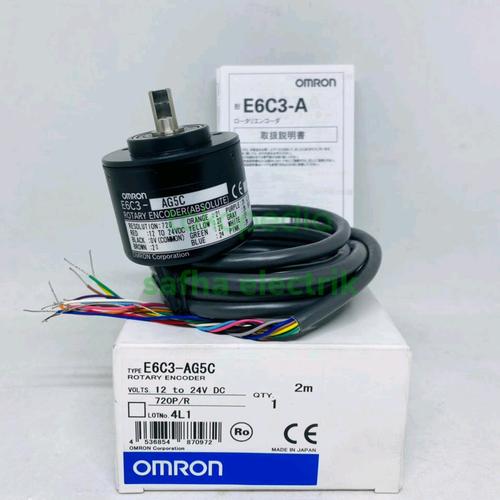 Jual omron E6C3-AG5C 12 to 24VDC 720PR rotary encoder 720P/R - Jakarta ...