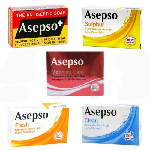 Jual Asepso Sabun Batang Original 80gr - Asepso Moisture Care - Sulphur - Jakarta Utara - serta ...