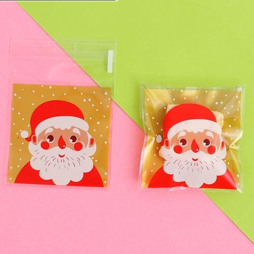 Jual 100lembar plastik cookies natal/ plastik kue Natal / plastik ...