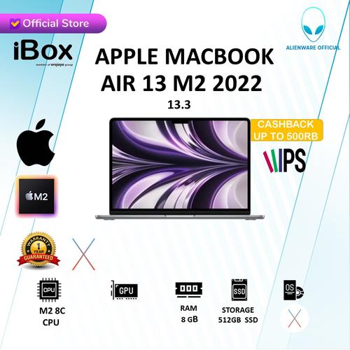 Promo IBOX APPLE MACBOOK AIR 13 M2 8C CPU 8GB 512SSD 10C GPU OS X 13 ...