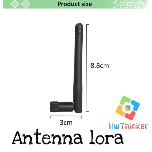Jual Antenna Antena 3dbi 915MHz 915 MHz SMA Male for LORA Lorawan Drone ...