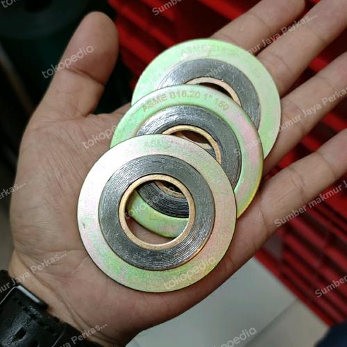 Jual SWG Ansi 150 Carbon Steel ( Spiral Wound Gasket CS Ansi 150 ) 1 ...
