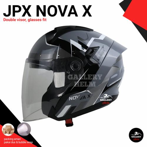 Promo HELM JPX NOVA X N4 VERO DARK GREY GLOSSY | HELM JPX TERBARU - N4 v1, L - Kota Tangerang ...