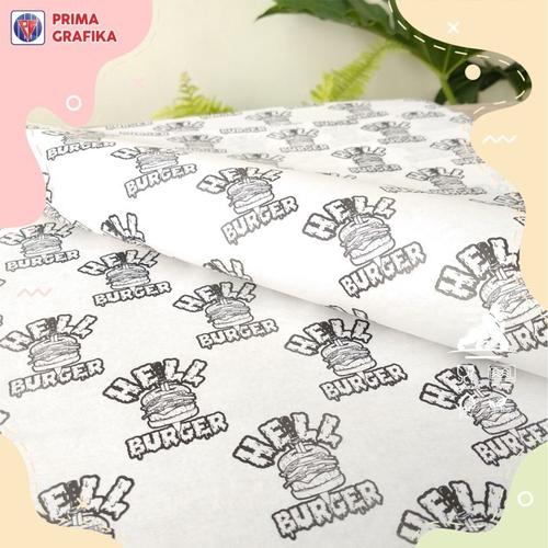 Jual CUSTOM Kertas Roti 20 x 30 cm 1 Warna Kertas Bungkus Paperwrap ...