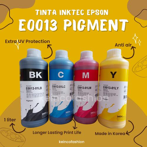 Jual TINTA PIGMENT INKTEC FOR EPSON E0013 KEMASAN 1 LITER - Repack (BLACK) - Jakarta Timur - KEI ...