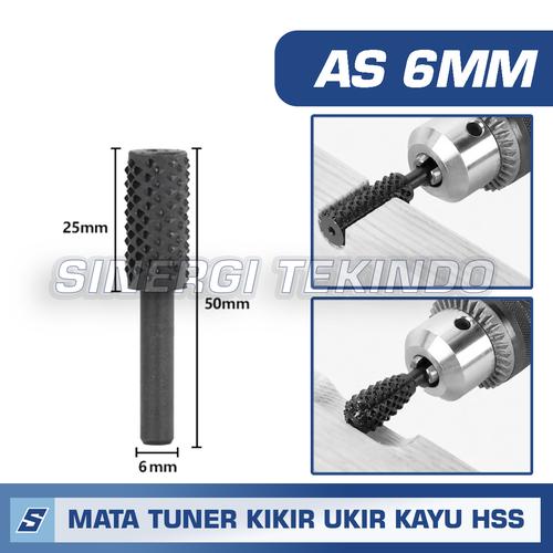 Jual Mata Tuner Mini Grinder As 6mm A Tungsten Bor Kikir Ukir Parut ...