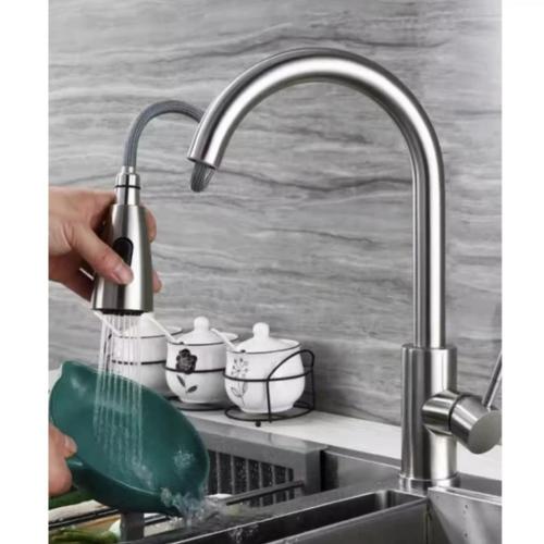 Jual kran kitchen sink fleksibel dof panas dingin model tarik/ kran ...